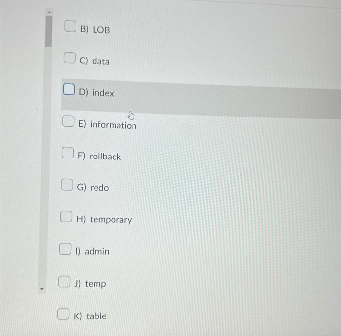 Solved Identify the different types of segments available. | Chegg.com