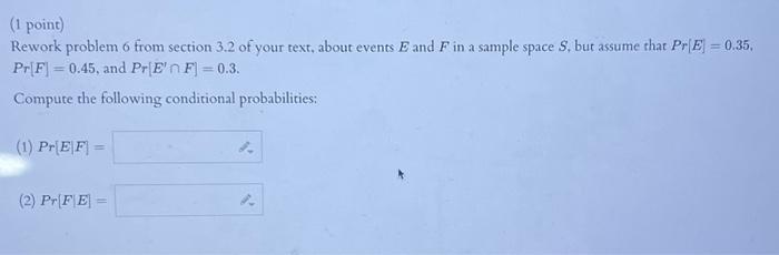 Solved Rework problem 6 from section 3.2 of your text, about | Chegg.com