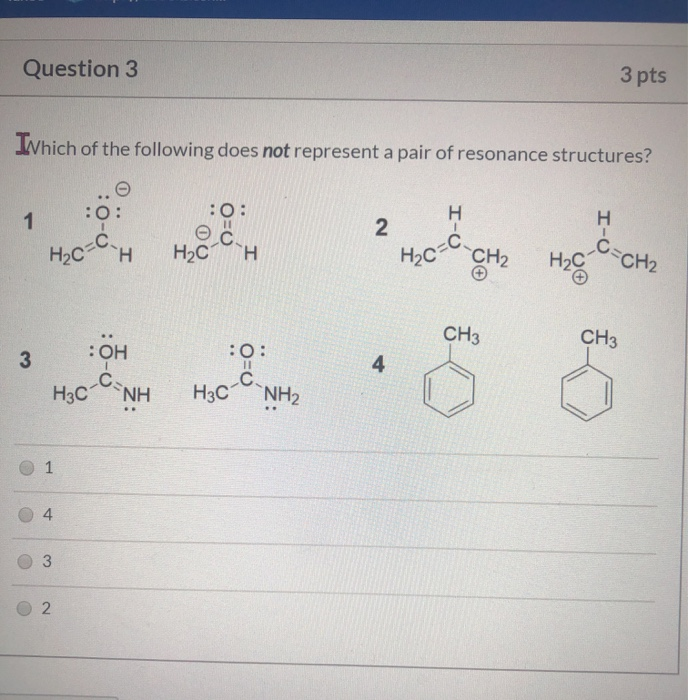 Solved Question 3 3 pts IVhich of the following does not | Chegg.com