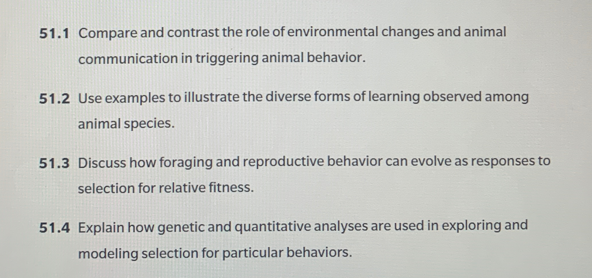 Solved 51.1 ﻿Compare and contrast the role of environmental | Chegg.com