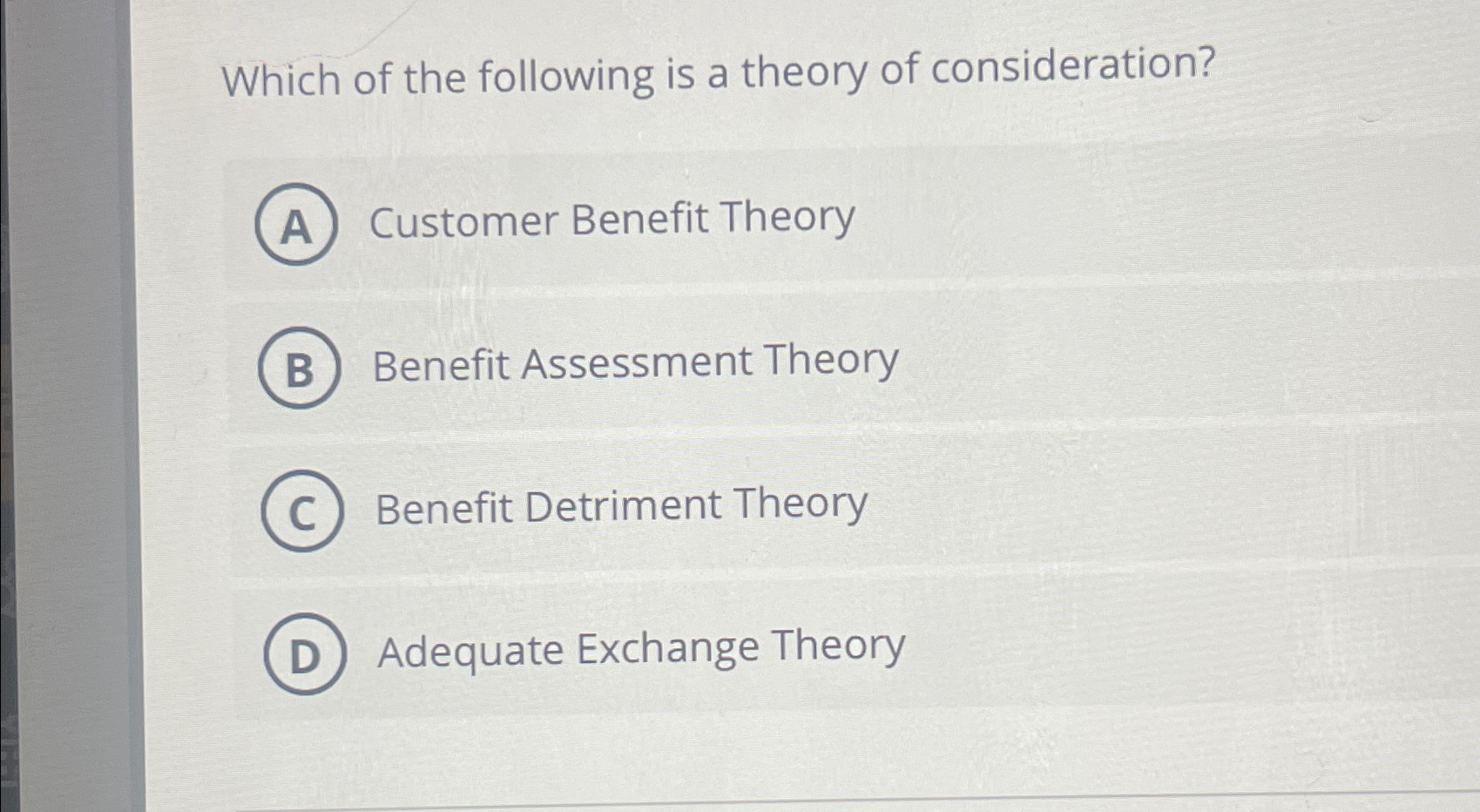 Solved Which of the following is a theory of | Chegg.com