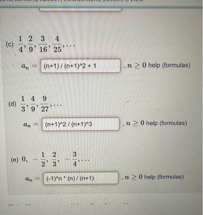 Solved Find Explicit Formulas For The Sequences Whose 9119