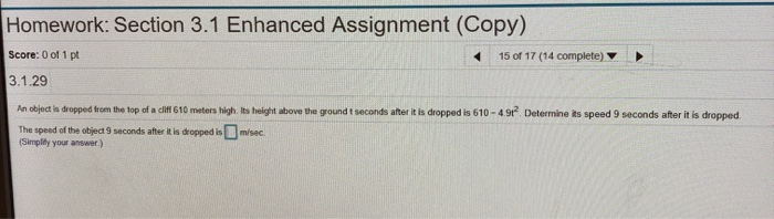 Solved Homework Section 3 1 Enhanced Assignment Copy