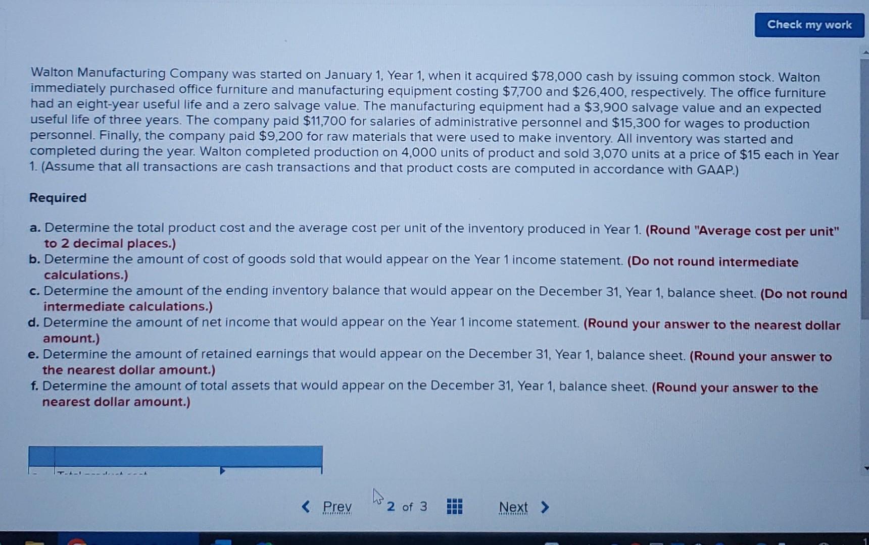 Solved 2 Walton Manufacturing Company was started on January | Chegg.com