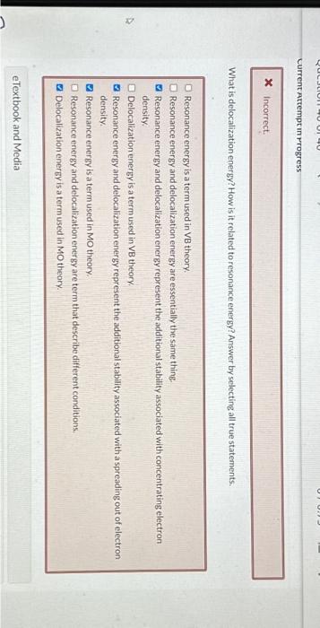 What is delocalization energy? How is it related to | Chegg.com