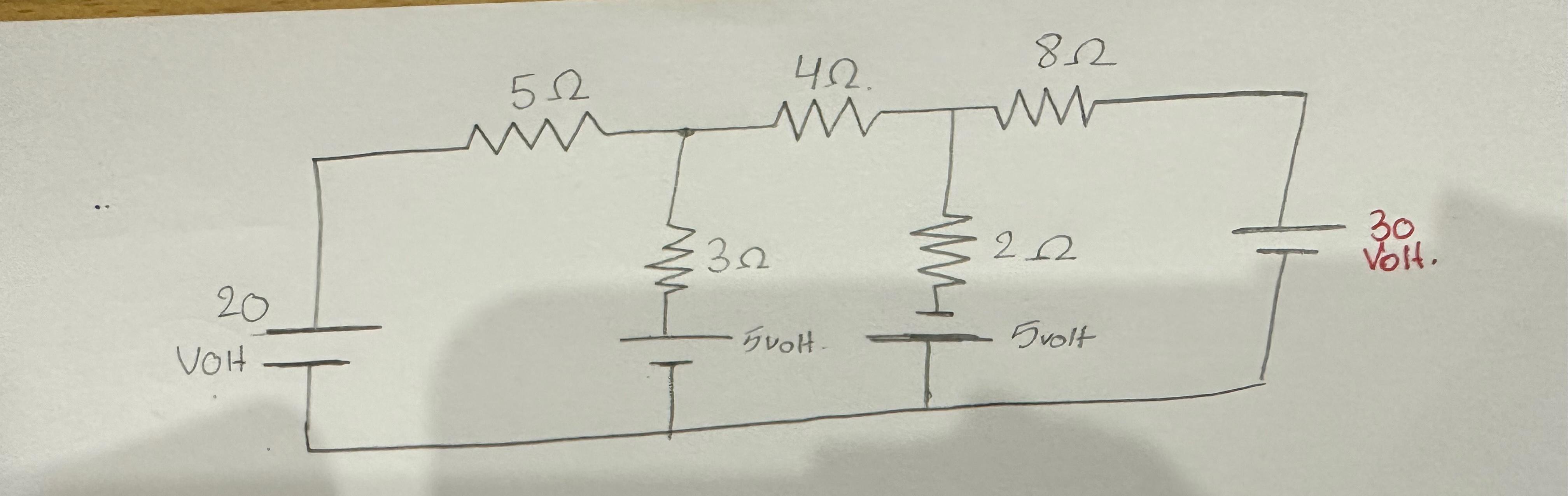 Solved determine the current supplied by each battery in the | Chegg.com