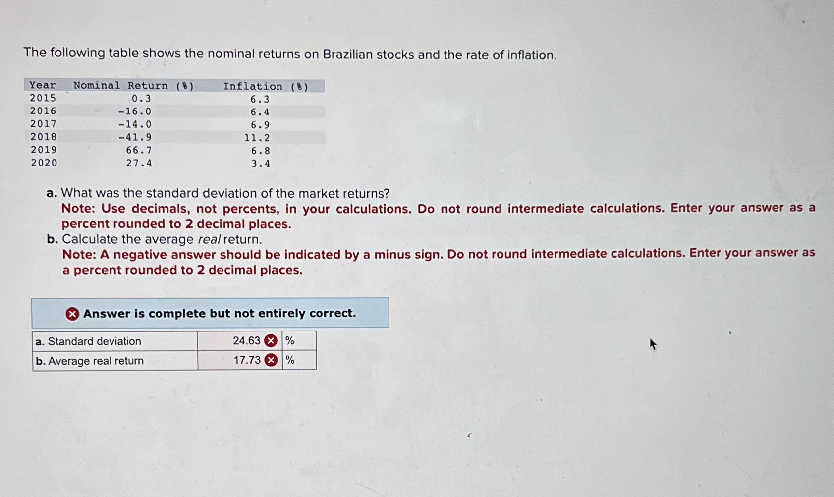 Solved PLEASE HELP. NEED STANDARD DEVIATION AND THE AVERAGE | Chegg.com