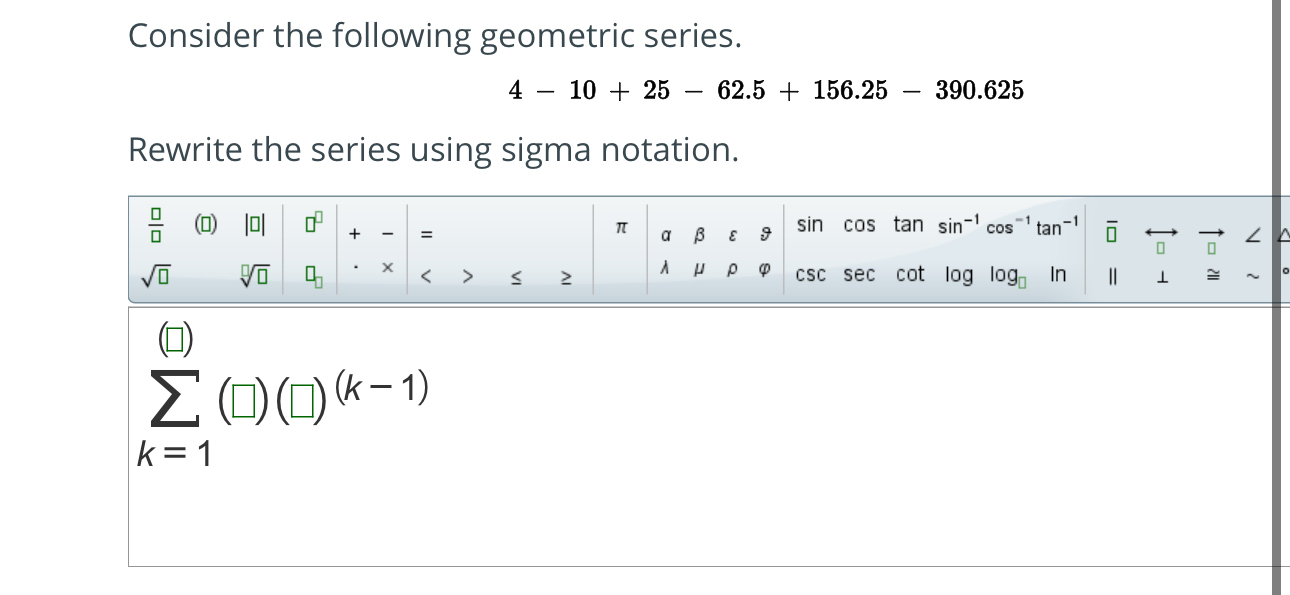 Solved Consider the following geometric | Chegg.com