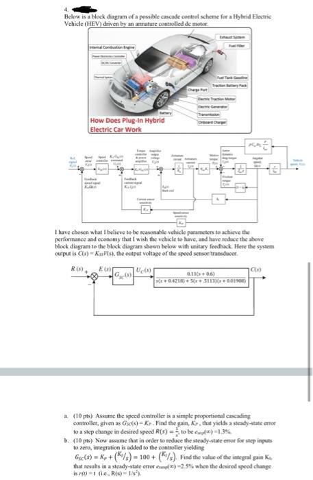 Solved 4 Below is a block diagram of a possible cascade | Chegg.com