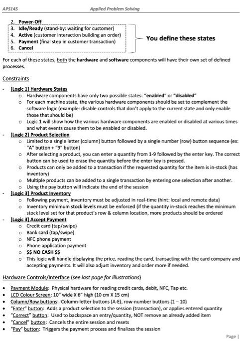Solved APS145 Applied Problem Solving Workshop - 10 Workshop | Chegg.com