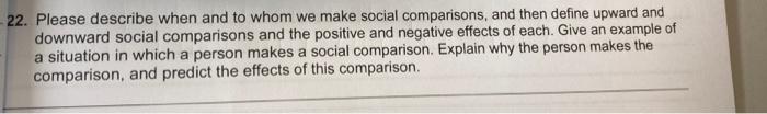 Solved 2. Please describe when and to whom we make social | Chegg.com