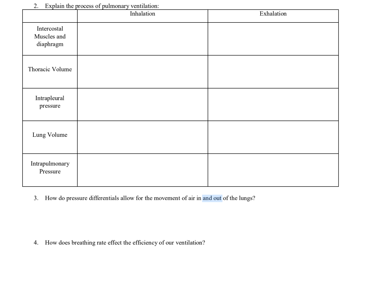 Solved Explain the process of pulmonary | Chegg.com