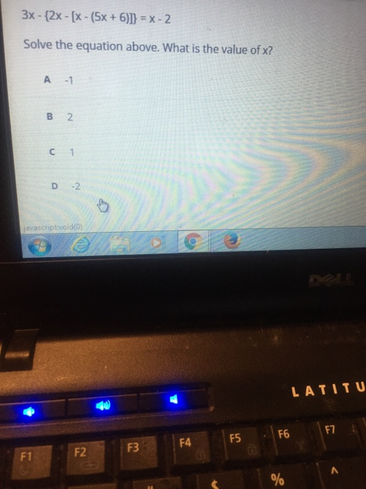 Solved 3x - {2x - [x - (5x + 6)]} = x - 2 Solve the equation | Chegg.com