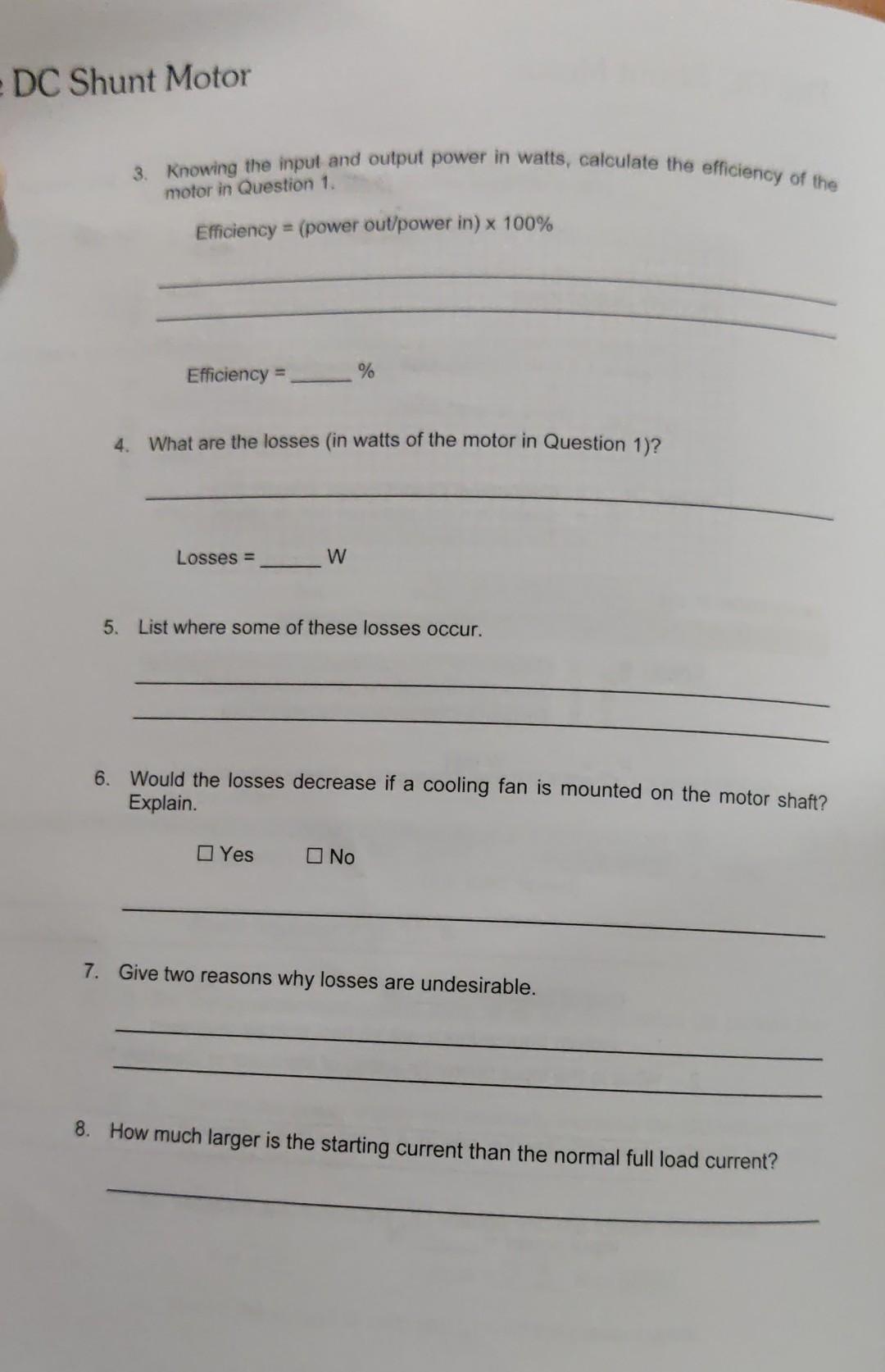 REVIEW QUESTIONS 1. Calculate the mechanical output | Chegg.com