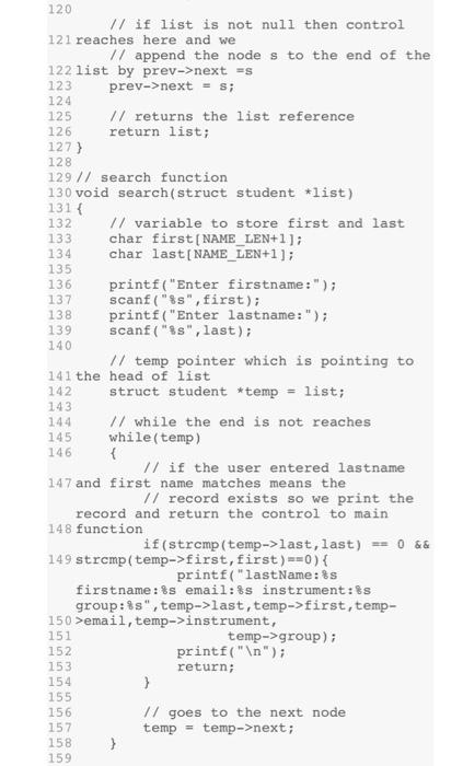 Solved 1. (50 points) Add a function in project8_roster. c | Chegg.com
