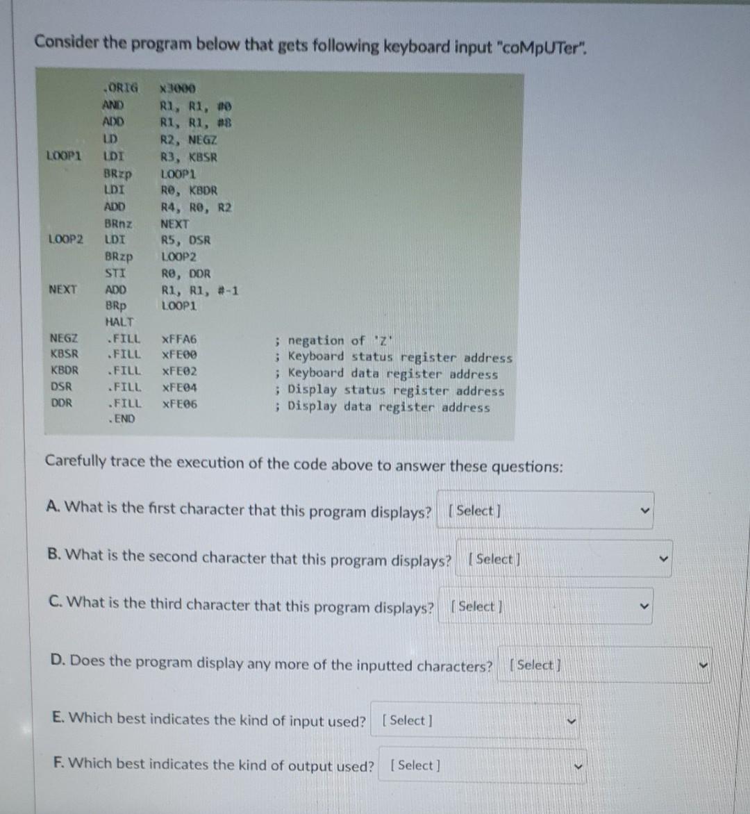 Solved Please answer all the parts of this question! also | Chegg.com