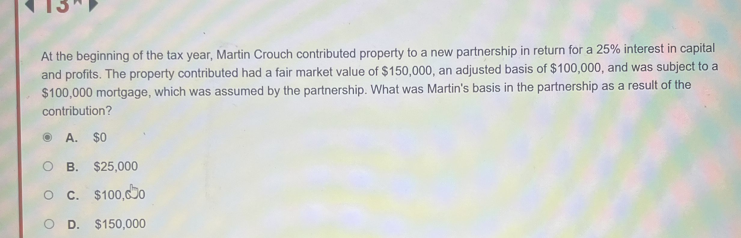 Solved At the beginning of the tax year, Martin Crouch | Chegg.com