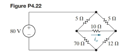Solved Solve Problem 4.22 ﻿using the mesh-current | Chegg.com