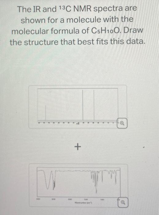 Solved The IR and 13C NMR spectra are shown for a molecule | Chegg.com