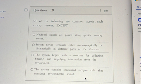 Solved Question 101 ﻿ptsAll of the following are common | Chegg.com