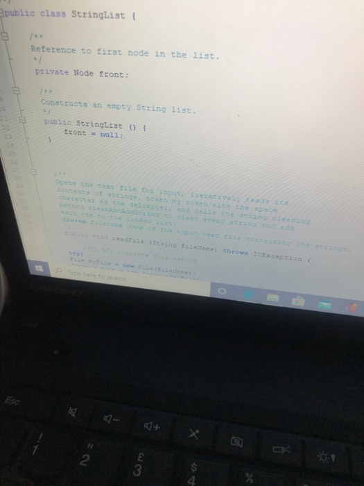 Solved An iterative method that inserts a string into the | Chegg.com