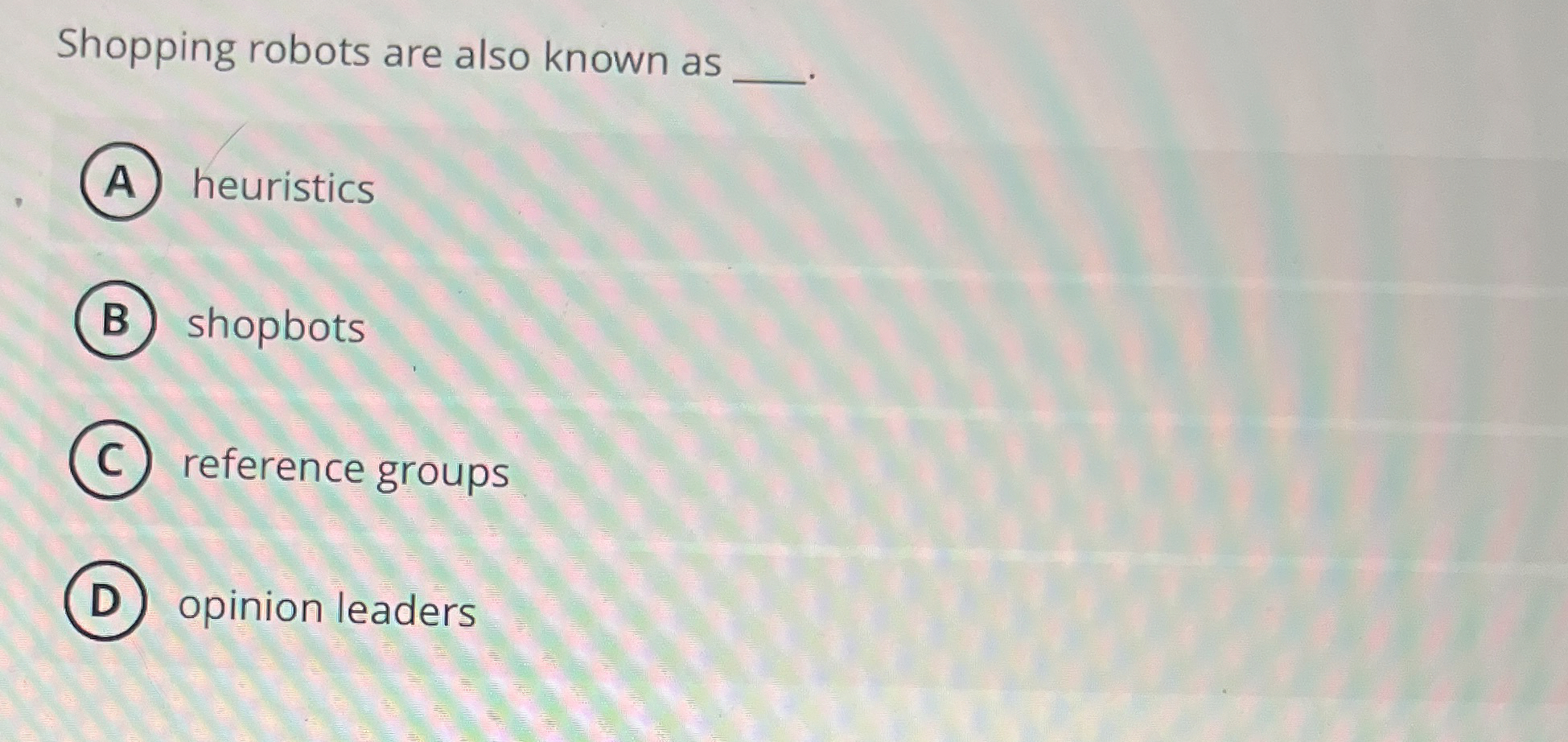 Solved Shopping robots are also known | Chegg.com