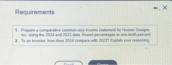 Solved Data tableRequirement 1. Prepare a comparative | Chegg.com