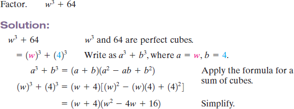 Solved: Factor the sums or differences of cubes. (See Examples ...