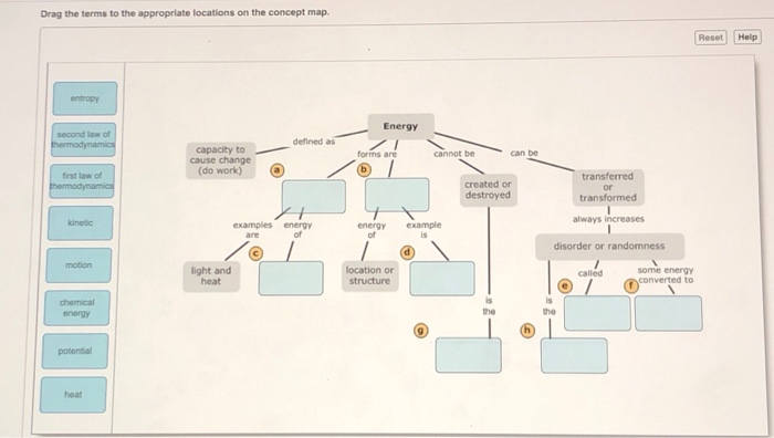 Solved Drag the terms to the appropriate locations on the | Chegg.com