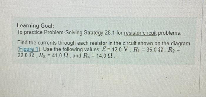 Solved Learning Goal: To practice Problem-Solving Strategy | Chegg.com