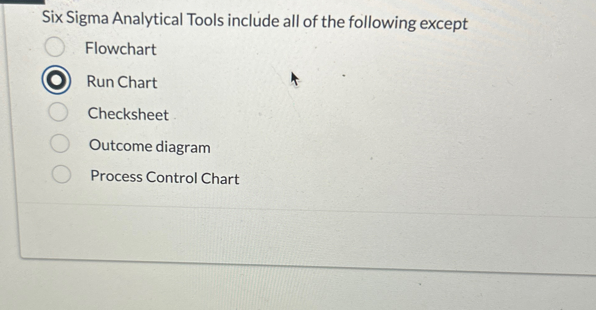 Solved Six Sigma Analytical Tools include all of the | Chegg.com