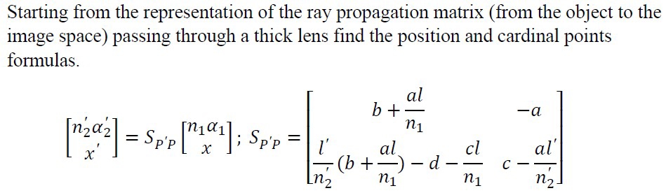 Solved Starting from the representation of the ray | Chegg.com