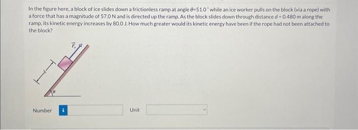 Solved In the figure here, a block of ice slides down a | Chegg.com