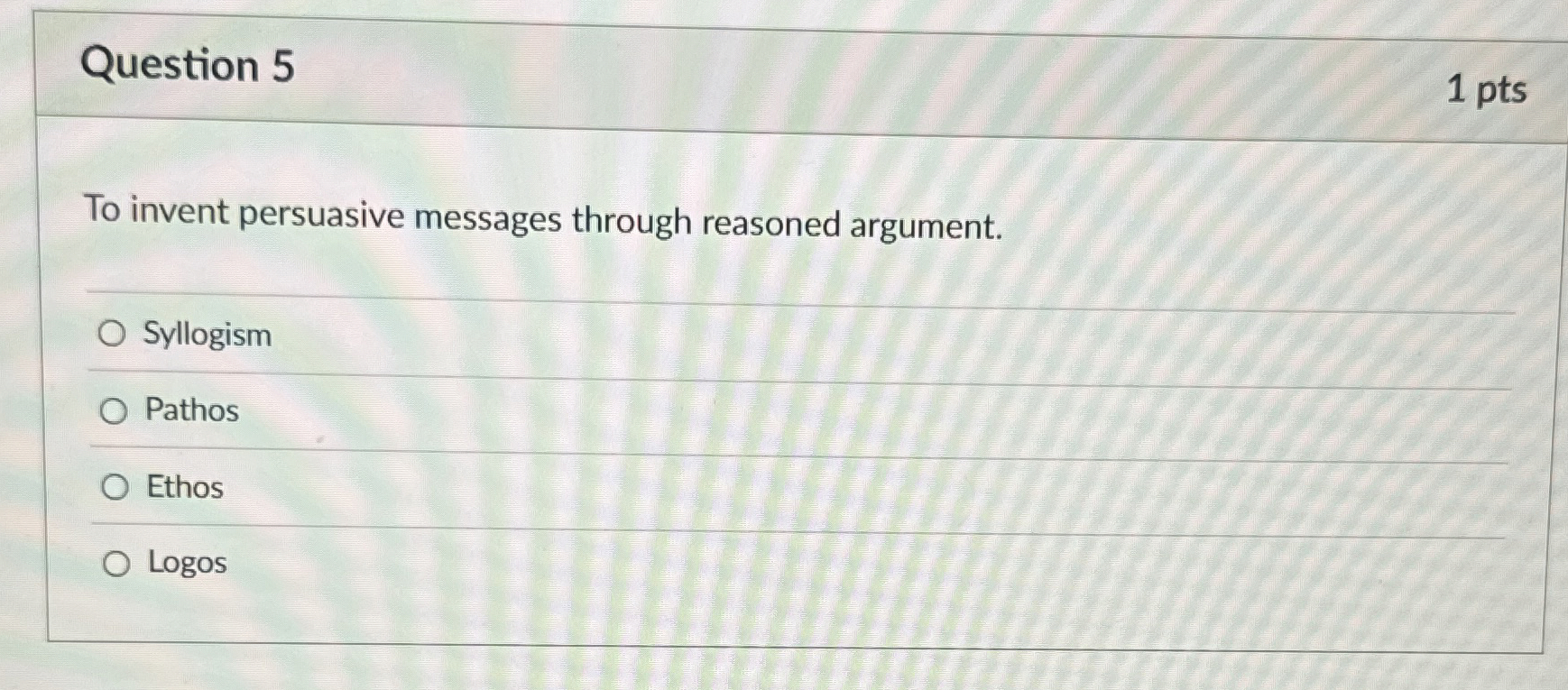 Solved Question 5To invent persuasive messages through | Chegg.com