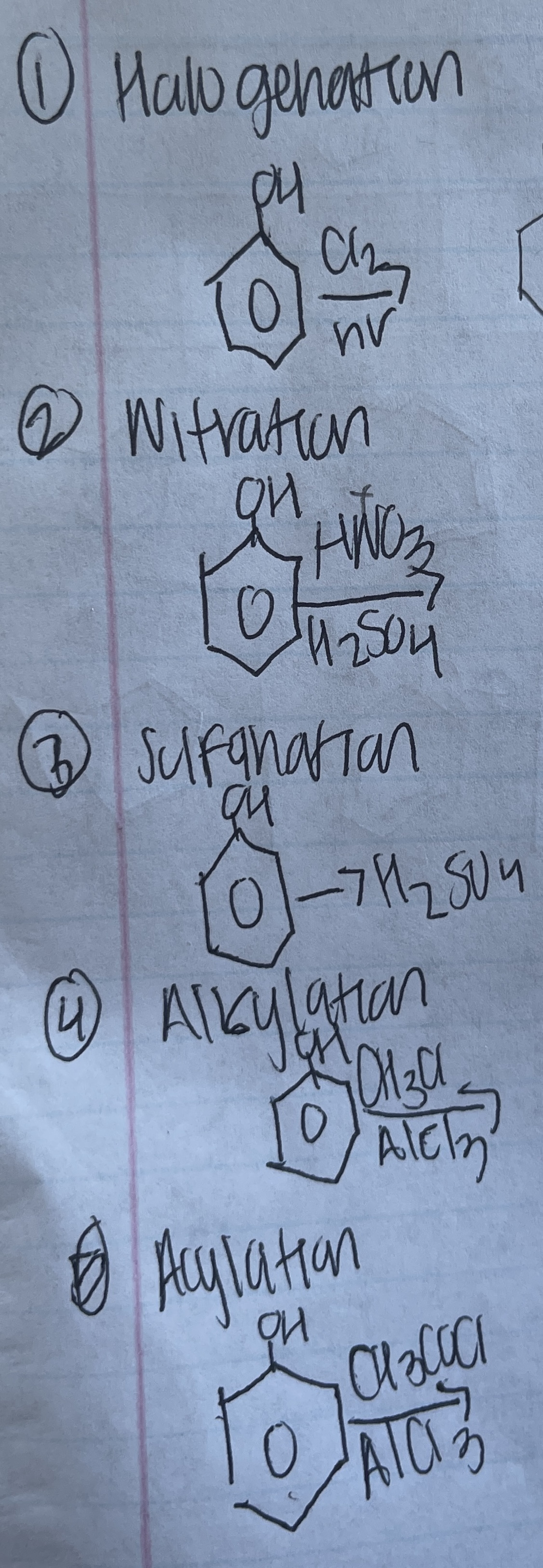 Solved solve the following aromatic alocohol reactions | Chegg.com