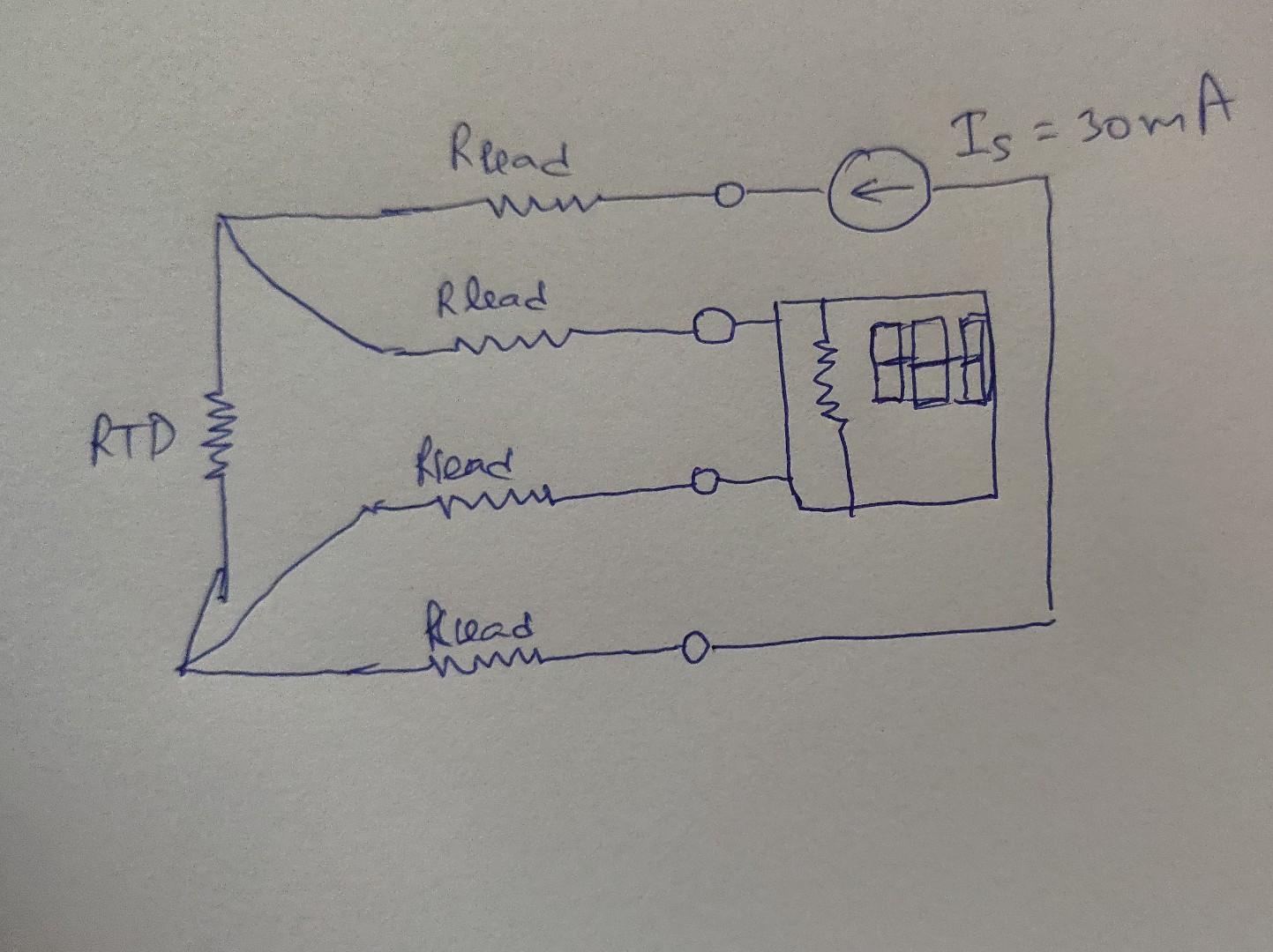 Solved A Pt-100 RTD in four wire arrangement is used for the | Chegg.com