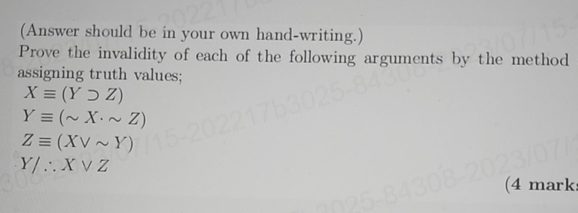 (Answer should be in your own hand-writing.) Prove | Chegg.com