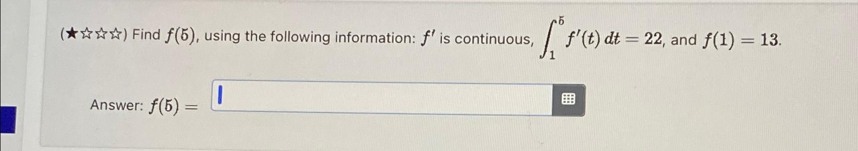 Solved (***≾sξ) ﻿Find f(5), ﻿using the following | Chegg.com