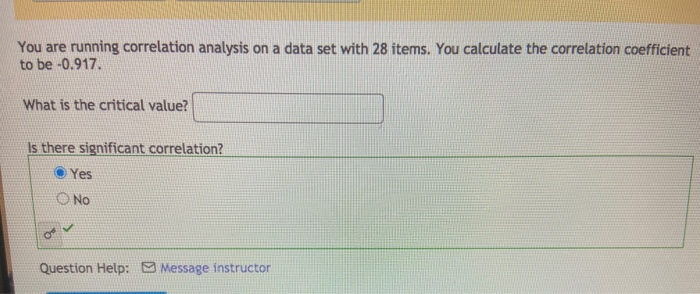 Solved You are running correlation analysis on a data set | Chegg.com