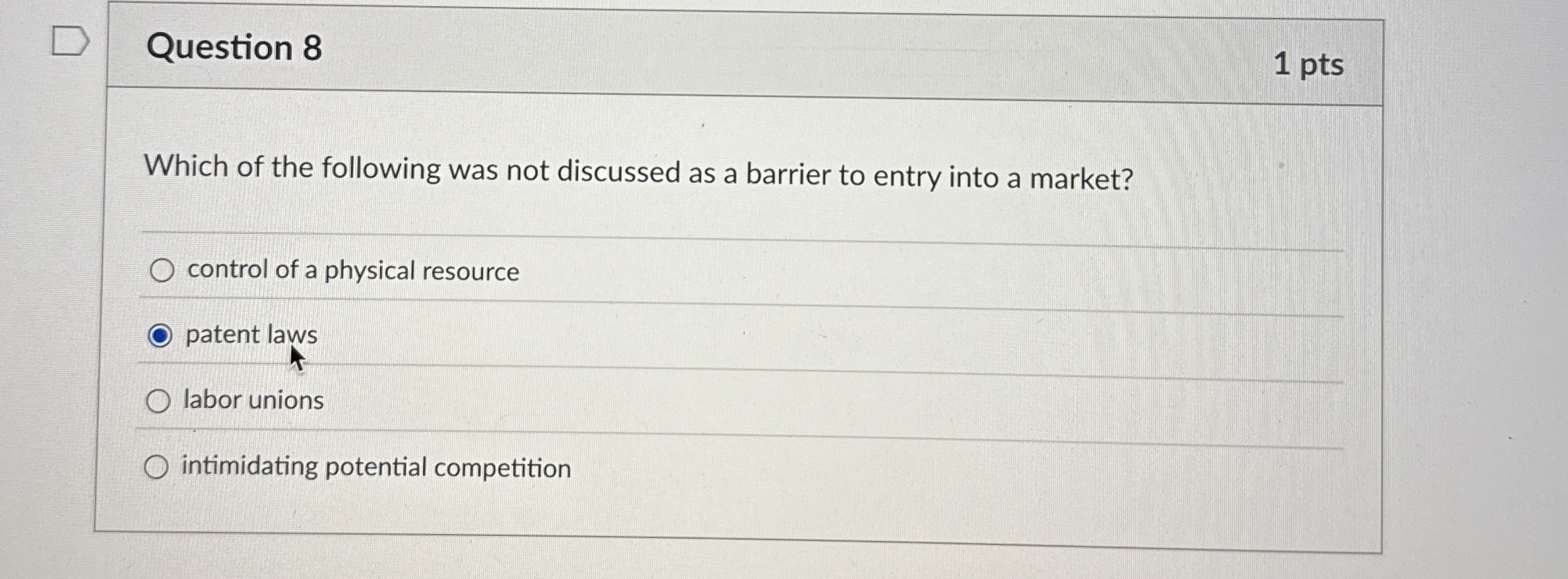 Solved Question 81 ﻿ptsWhich of the following was not | Chegg.com