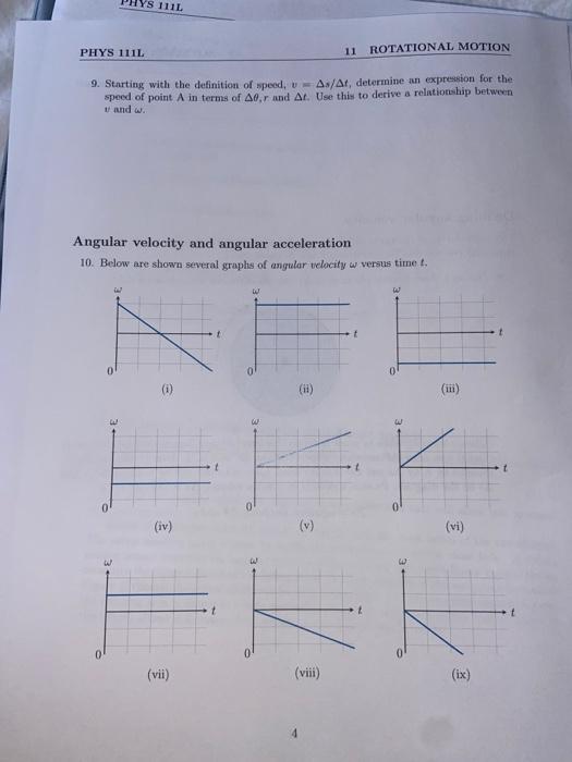 Solved Defining angular velocity The angular rate of change | Chegg.com