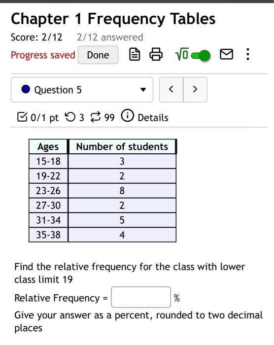 Solved 『0/1 pt ஒ3 399 (i) Details Find the relative | Chegg.com