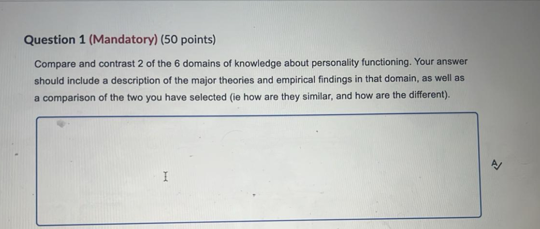 Solved Question 1 (Mandatory) (50 ﻿points)Compare and | Chegg.com