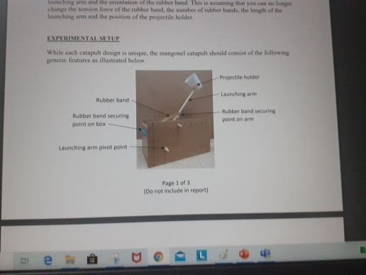 Solved draw the free body diagran of the launching arm | Chegg.com