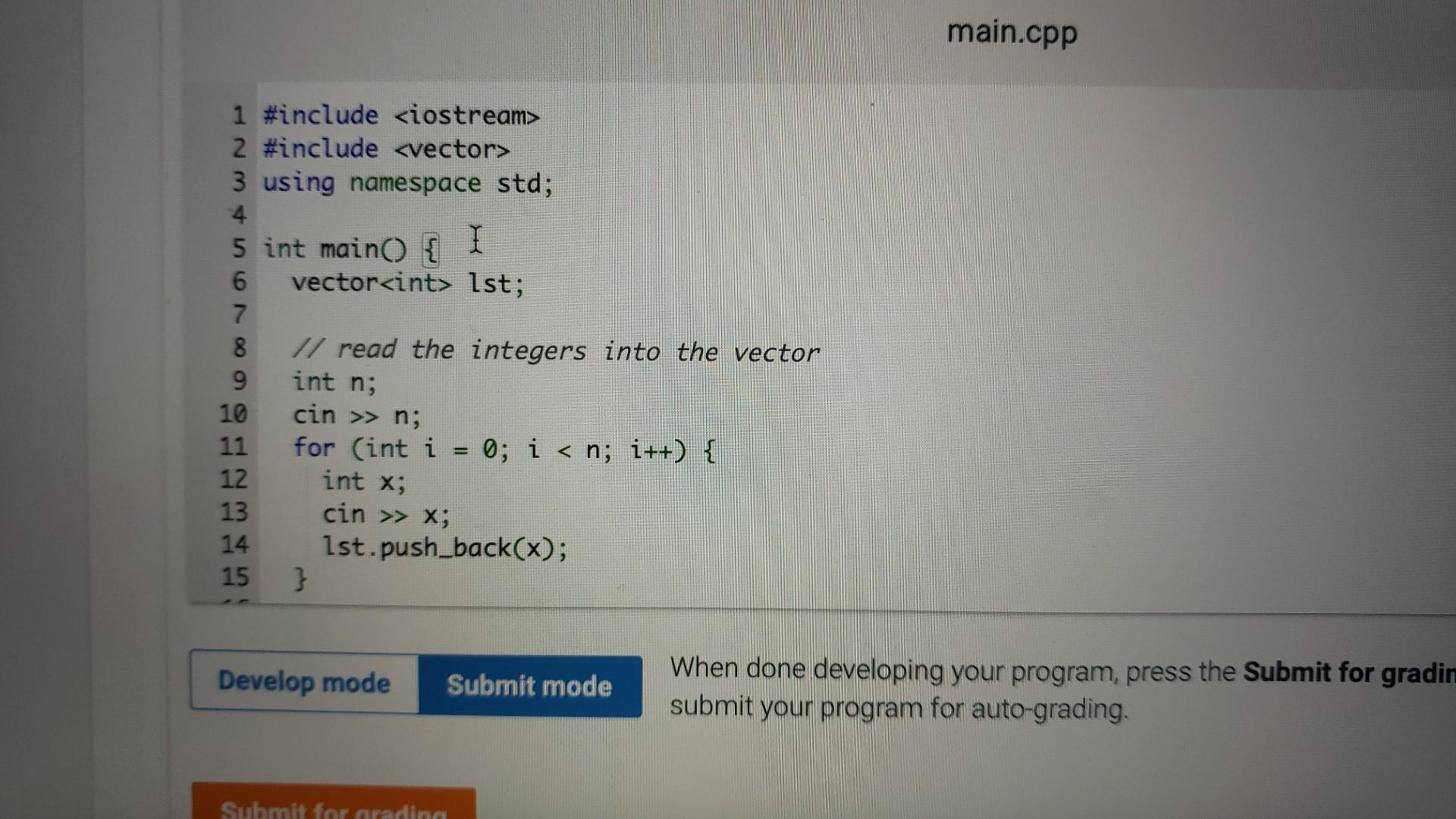 Solved \} I/ read the threshold value int thresh; cin ≫ | Chegg.com
