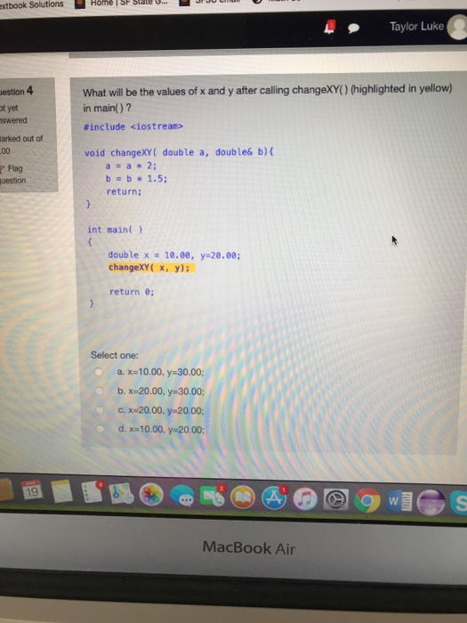 Solved extbook Solutions Home SF State U... JIJUL U M Taylor | Chegg.com