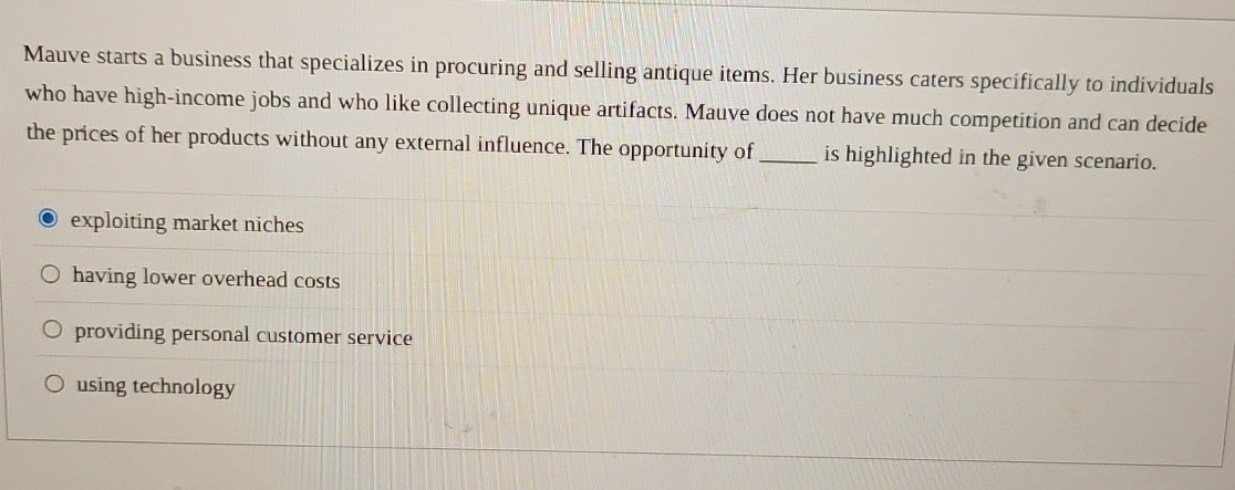 Solved Mauve starts a business that specializes in procuring | Chegg.com