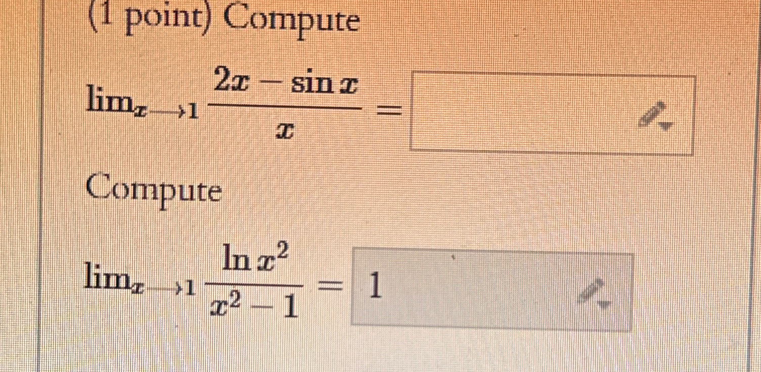 Solved (1 ﻿point) | Chegg.com