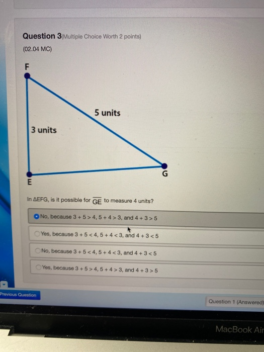 Solved Question 3(Multiple Choice Worth 2 points) (02.04 MC) | Chegg.com