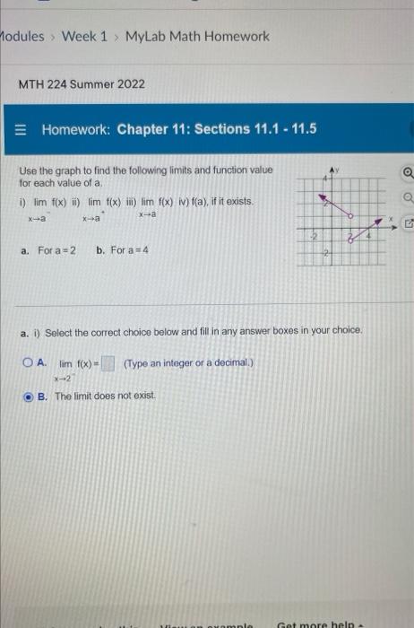Solved Modules Week 1 > MyLab Math Homework MTH 224 Summer | Chegg.com